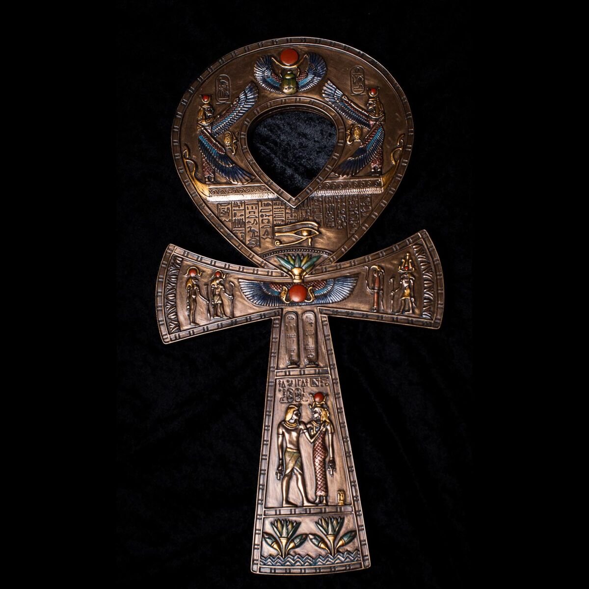 Egyptian Wall Ankh Statue - Temple of the Divine