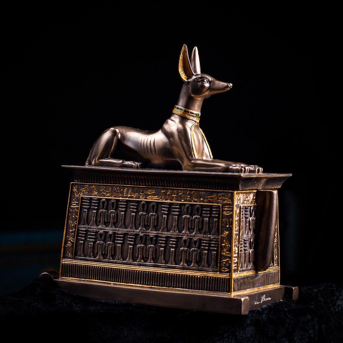 Anubis Trinket Box Statue - Temple of the Divine